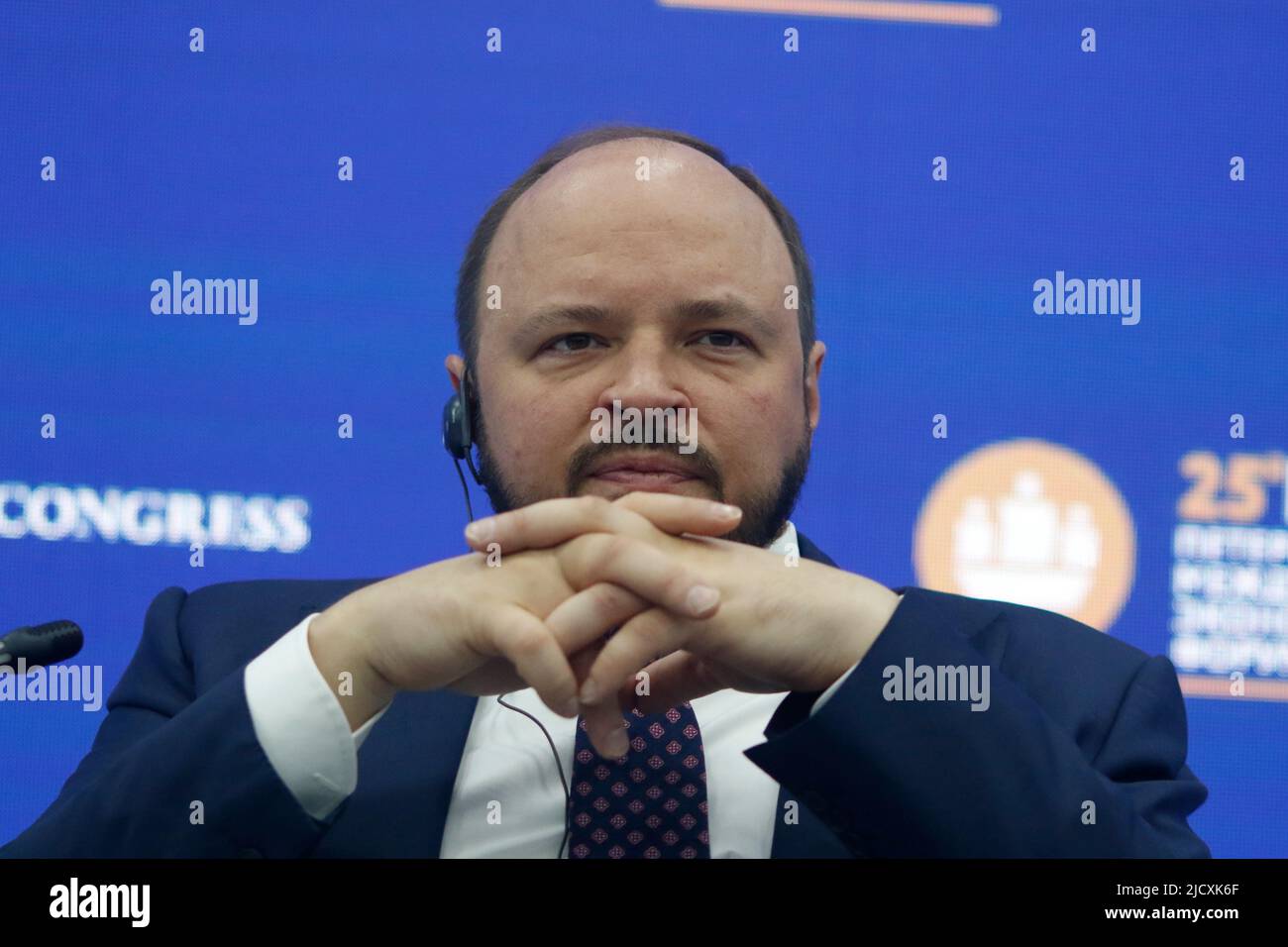 Saint Petersburg, Russia - 16 June 2022: St. Petersburg International Economic Forum 2022 (SPIEF ...