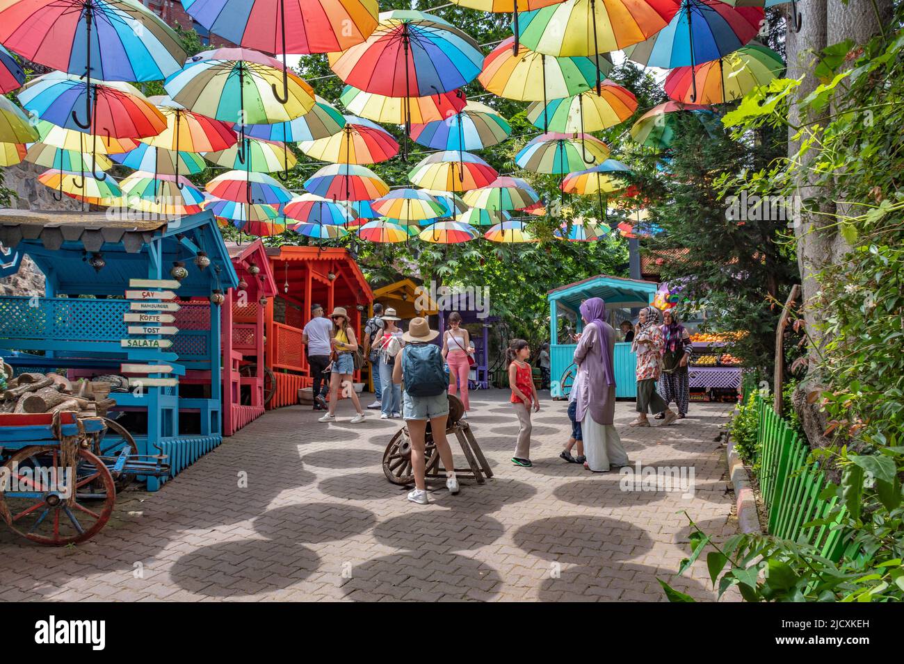 Famous Balat neighborhood in Fatih district of Istanbul, Turkey Stock ...
