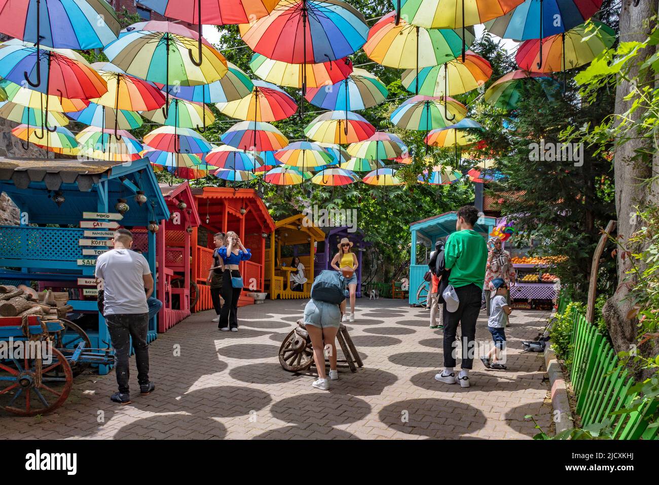 Famous Balat neighborhood in Fatih district of Istanbul, Turkey Stock ...
