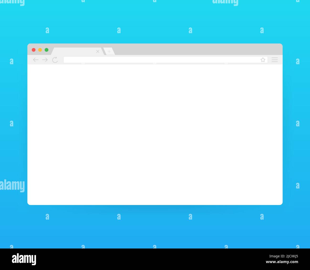Browser window vector illustration. Browser or web browser in flat style. Window concept ...