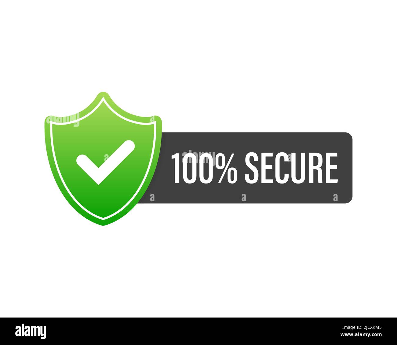 100 Secure Grunge Vector Icon Badge Or Button For Commerce Website Vector Illustration Stock