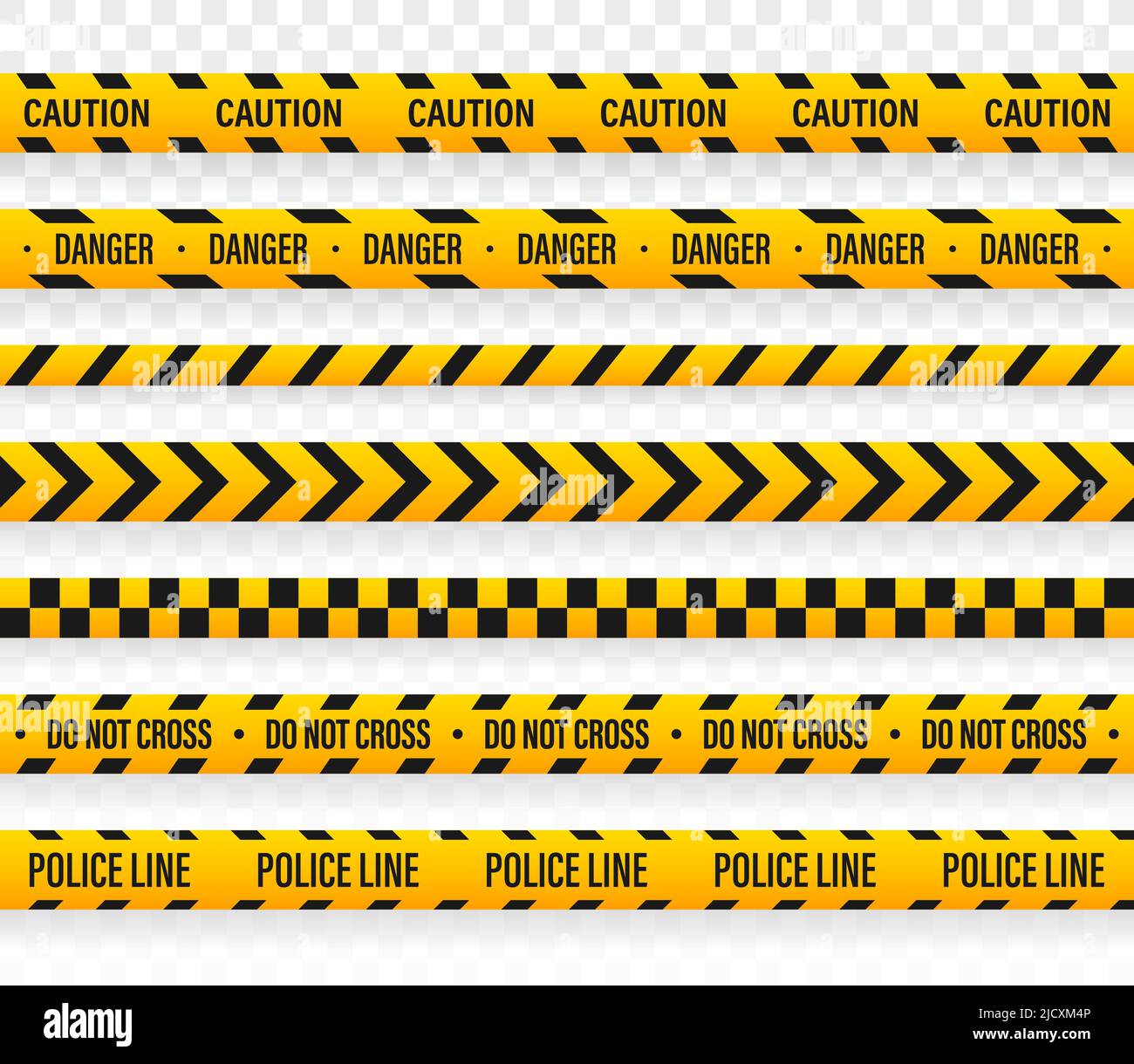 Police tape vector vectors hi-res stock photography and images - Alamy