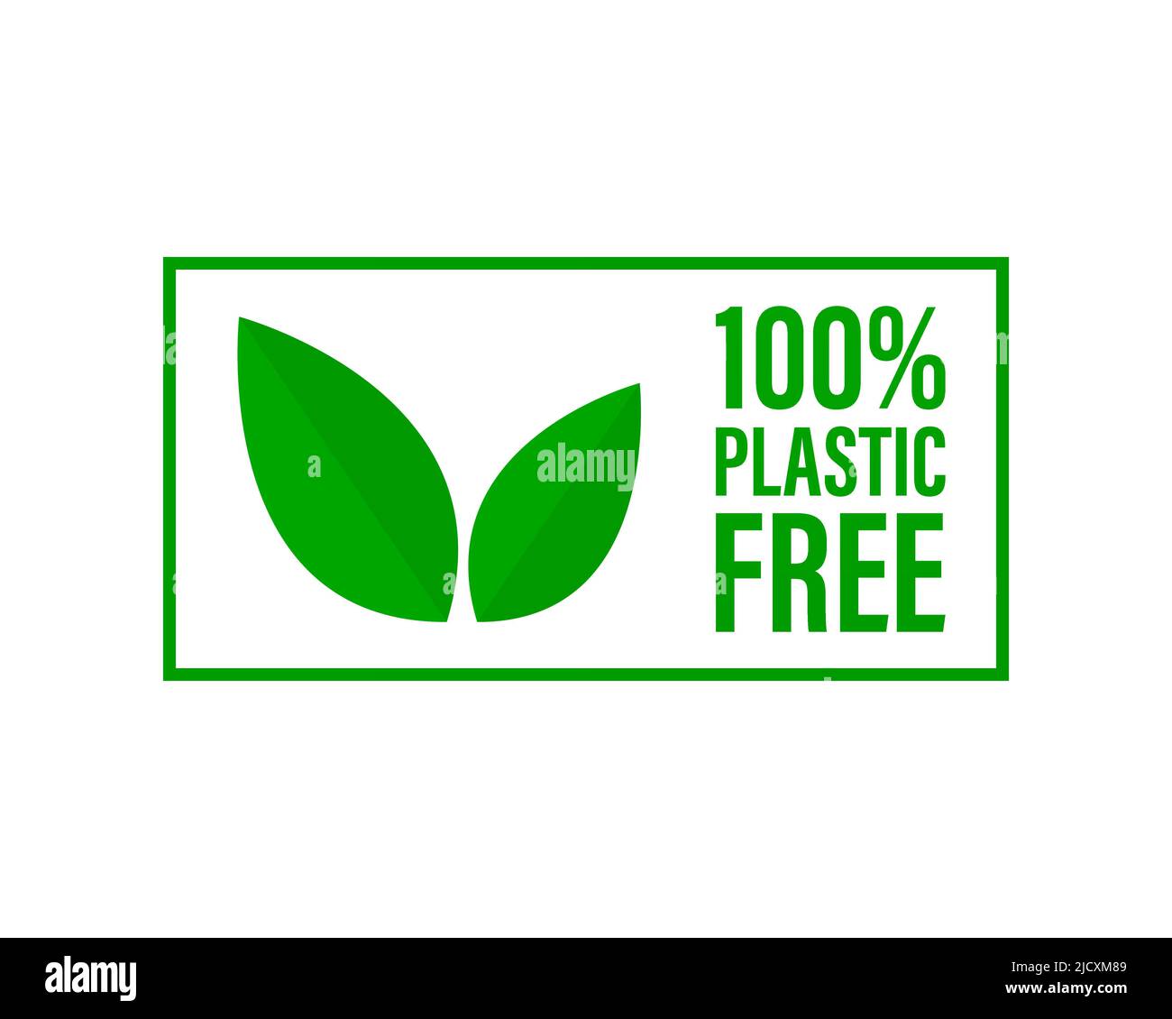 Plastic free green icon Stock Vector Images - Alamy
