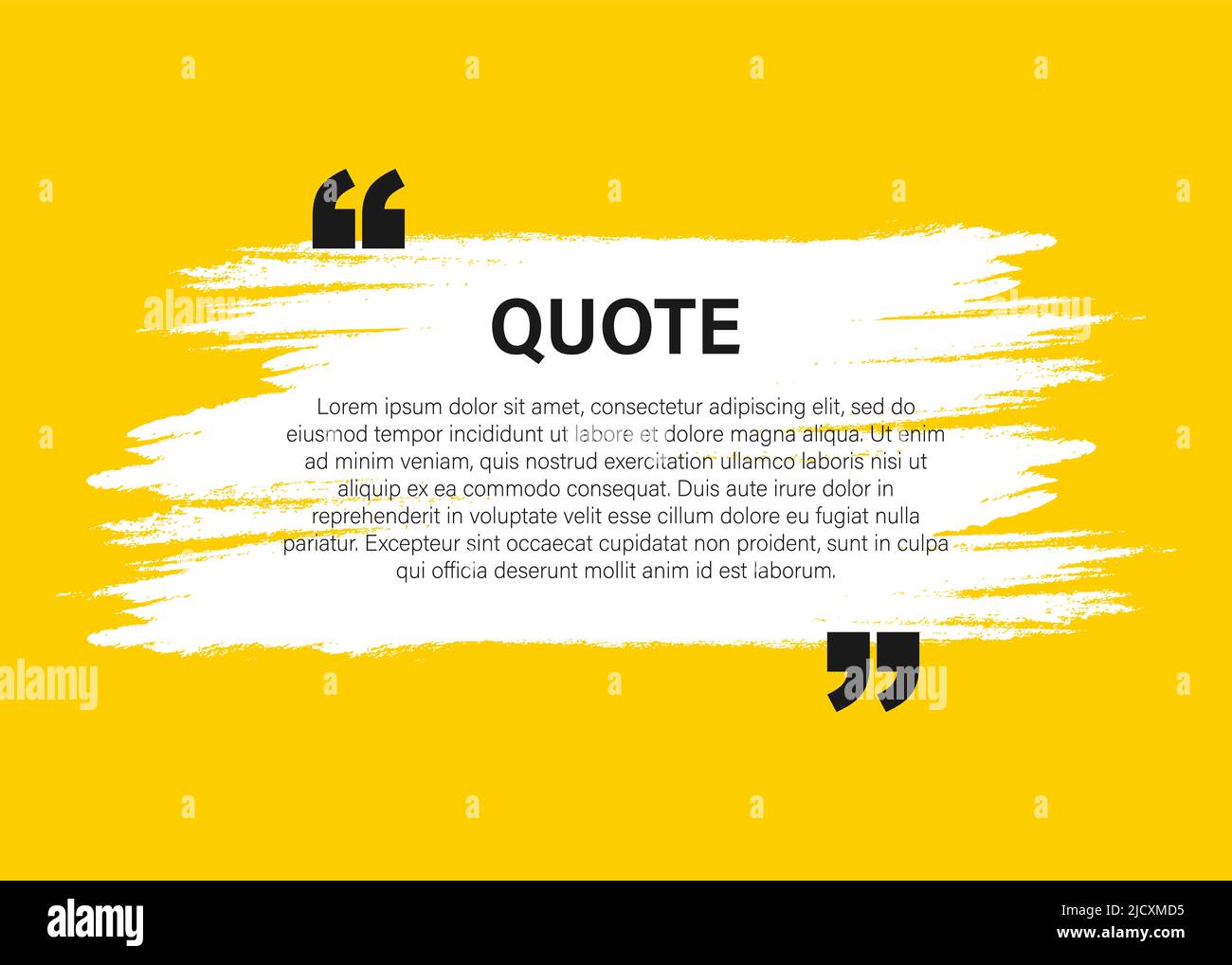 Trendy block quote modern design elements. Creative quote and comment ...