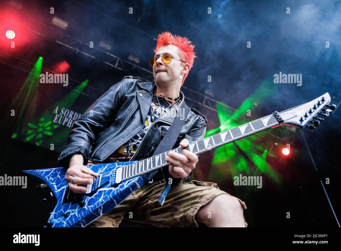 Copenhagen, Denmark. 15th June, 2022. The British rockband Wargasm ...