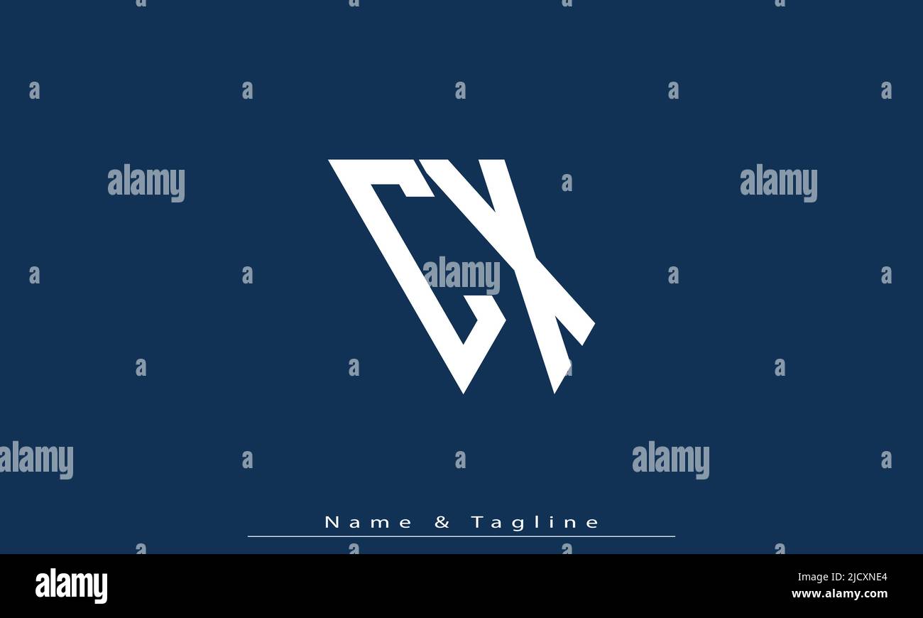 Alphabet letters Initials Monogram logo CX , XC Stock Vector Image ...