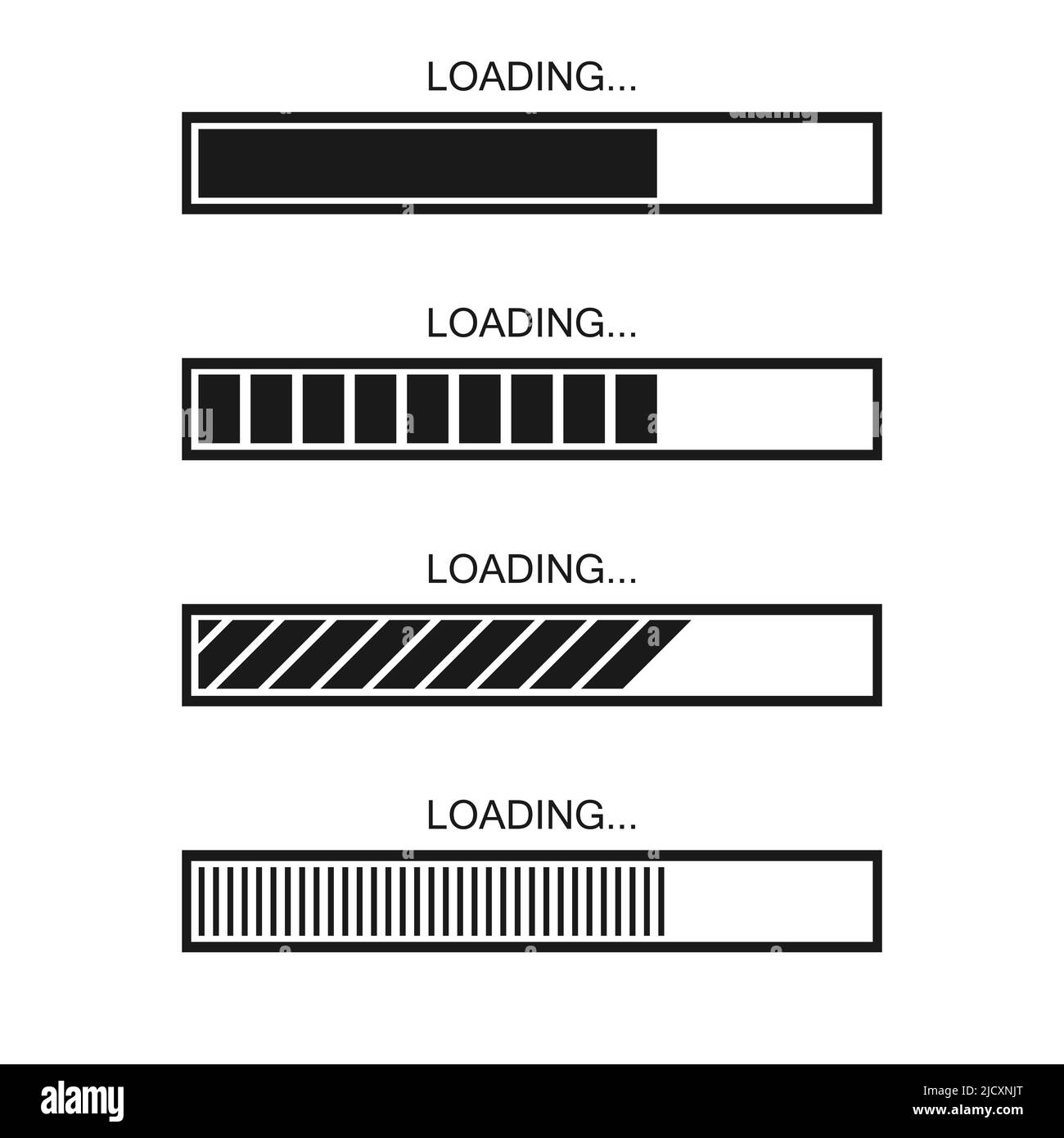 Vector progress loading bar set. Process indicator Stock Vector Image ... Vector progress loading bar set. Process indicator Stock Vector Image ...