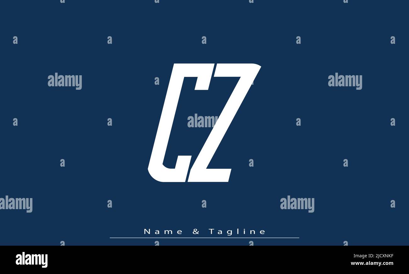 Letter cz logo Stock Vector Images - Alamy