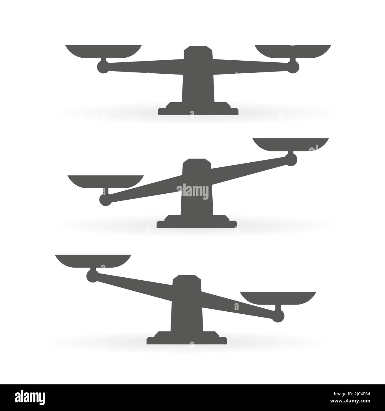 Scales, Flat design, Libra, vector illustration isolated on white ...