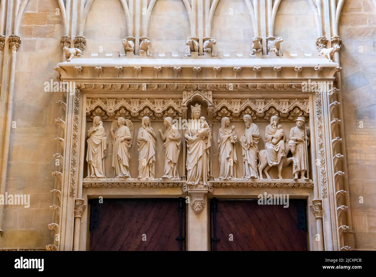 Metz Cathedral, also called the Cathedral of Saint Stephen, Metz ...
