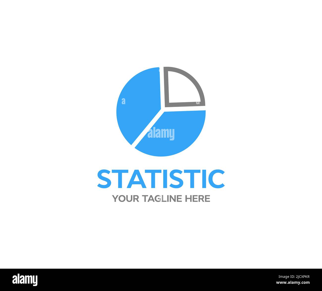 Statistic or economic research concept, logo design. Business charts ...