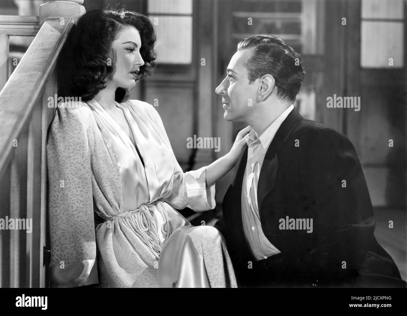 George Raft And Ava Gardner In Whistle Stop 1946 Directed By Leonide