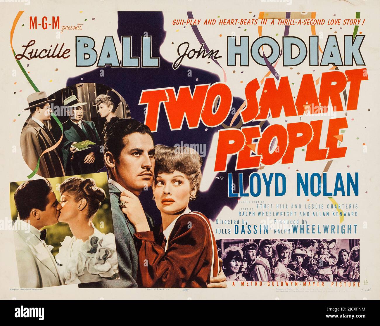 LUCILLE BALL and LLOYD NOLAN in TWO SMART PEOPLE (1946), directed by ...