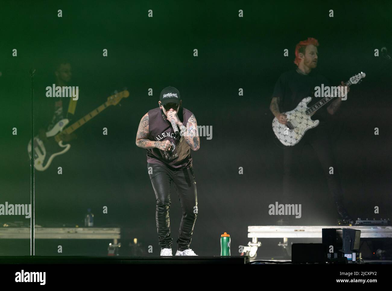 MIAMI, FL-JUN 15: Front man from Blackbear Matthew Tyler Musto performs ...