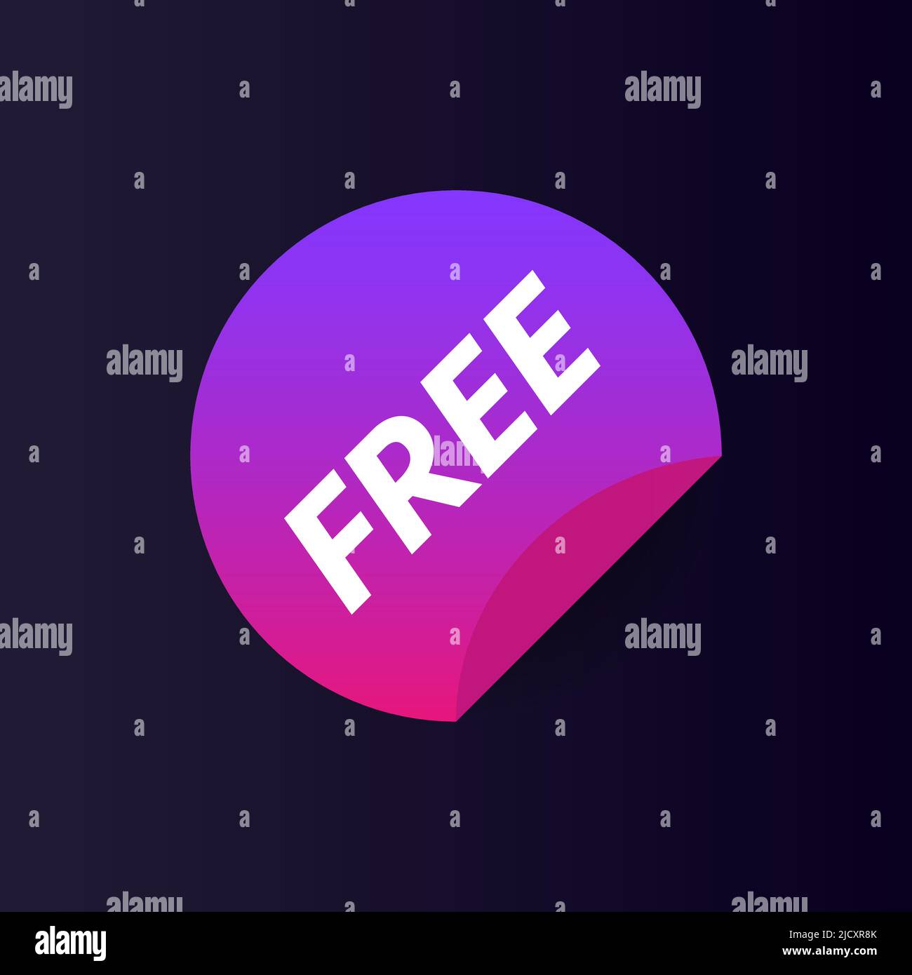 Free label sign round Stock Vector Images - Alamy