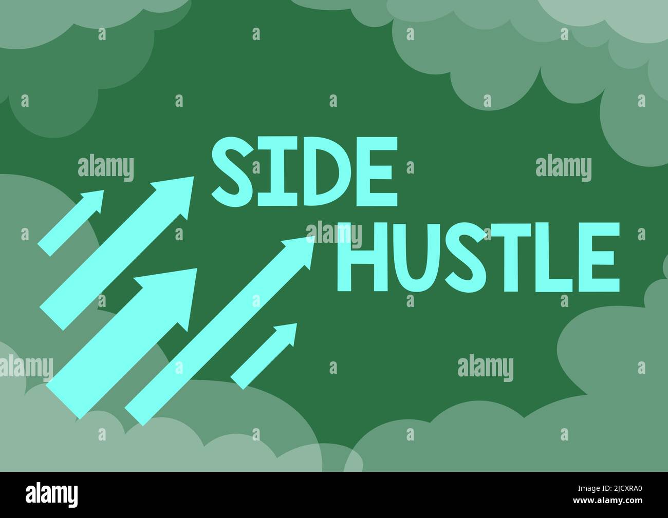 Text sign showing Side Hustle. Concept meaning way make some extra cash ...