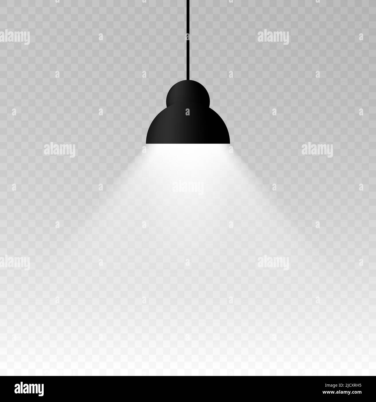 Lighting Lamp Empty Space. Vector illustration Stock Vector Image & Art ...
