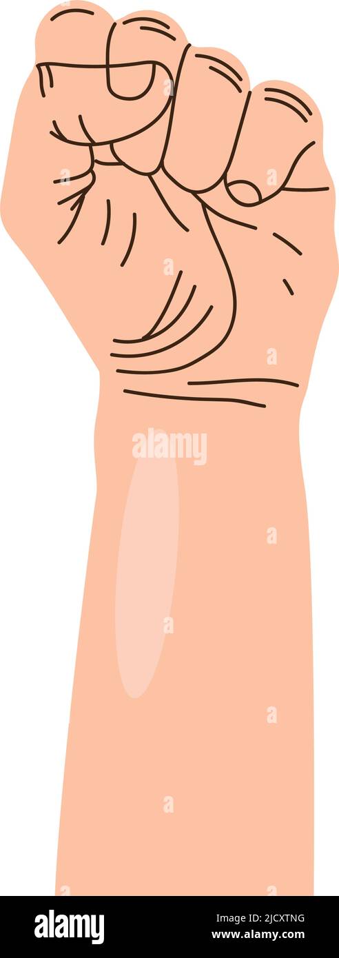 left hand fist gesture icon Stock Vector Image & Art - Alamy