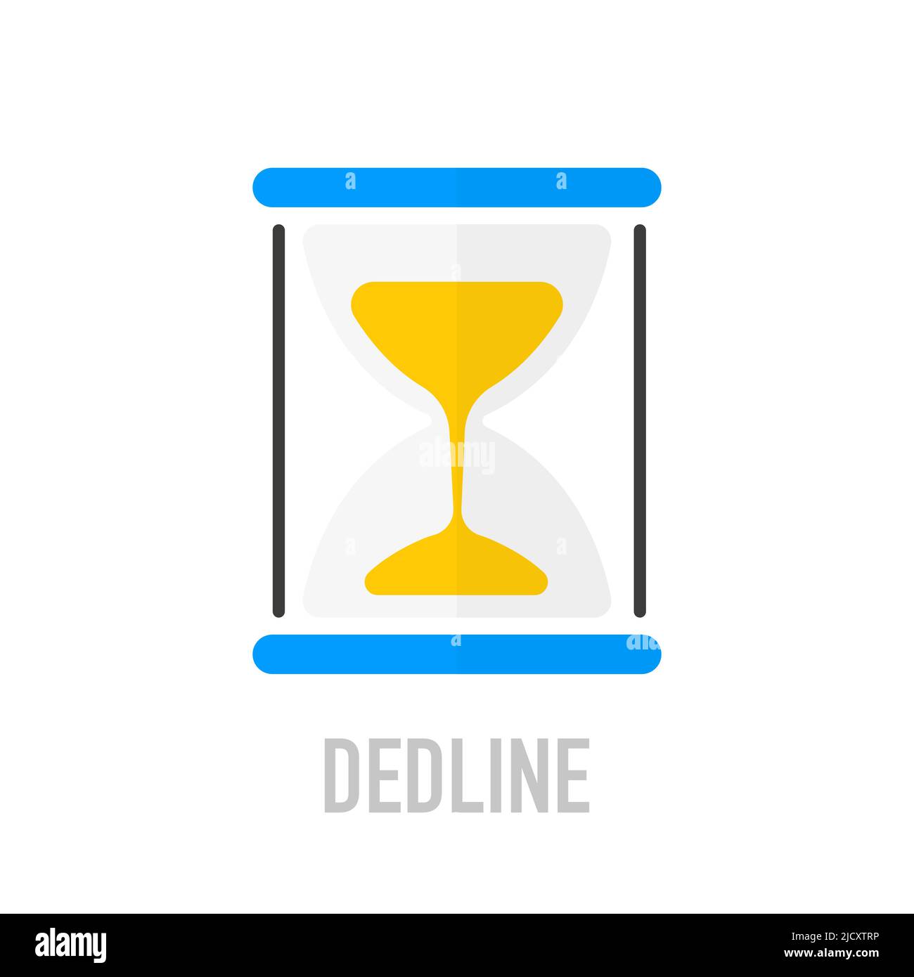 Deadline icon. Time management business concept. Clock icon Stock ...