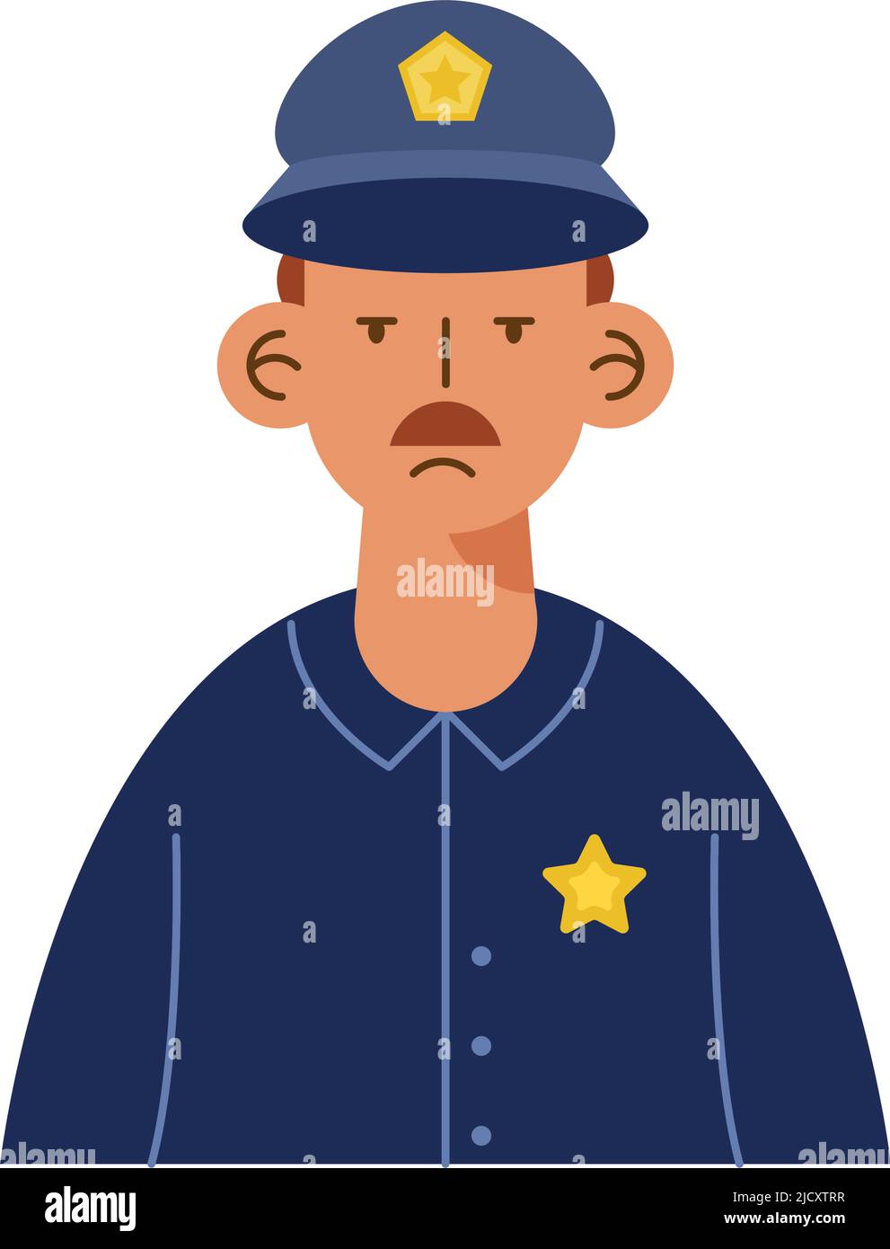 police male professional worker character Stock Vector Image & Art - Alamy