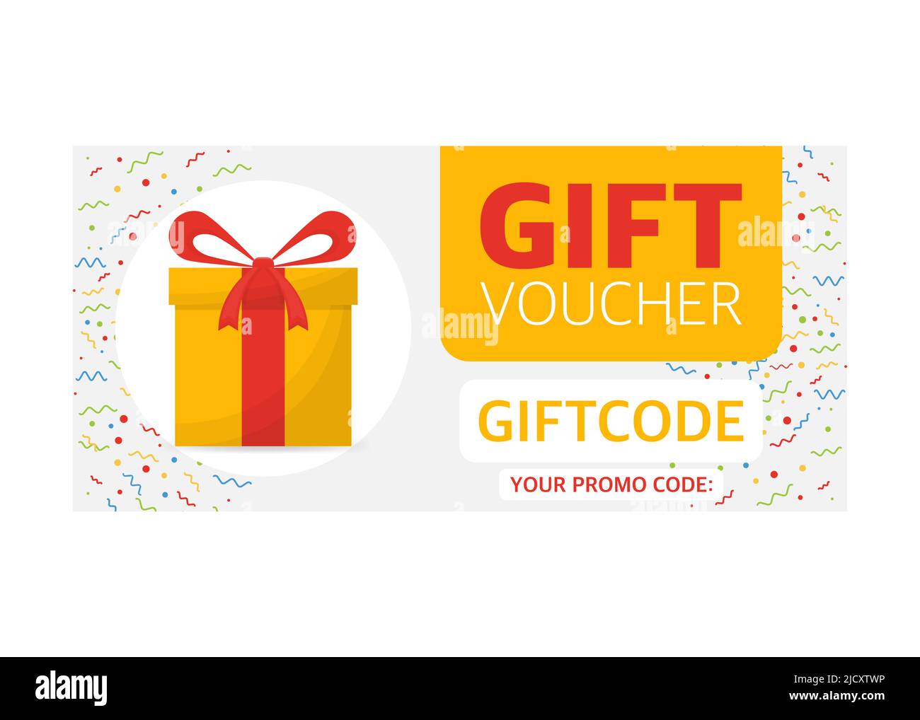 White gift card voucher Stock Vector Images - Alamy