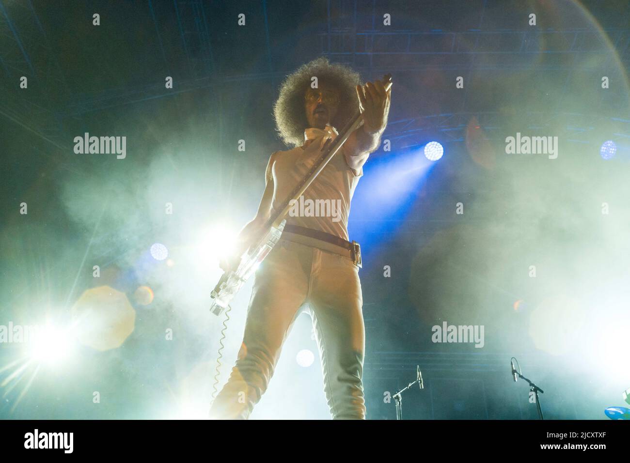 Concert by General Elektriks, a French electropop musical project ...