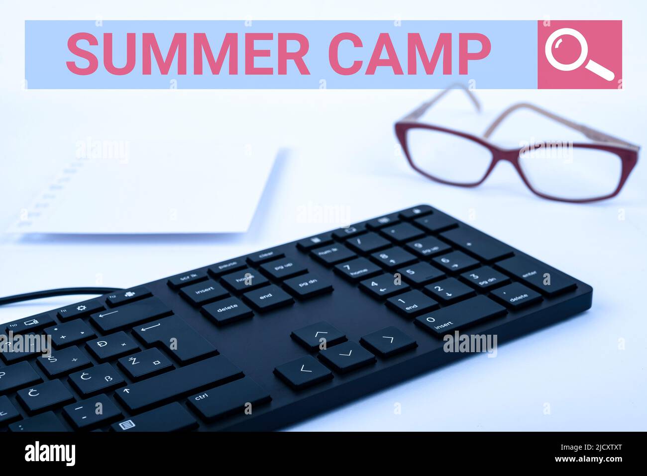 Conceptual caption Summer Camp. Internet Concept Supervised program for ...