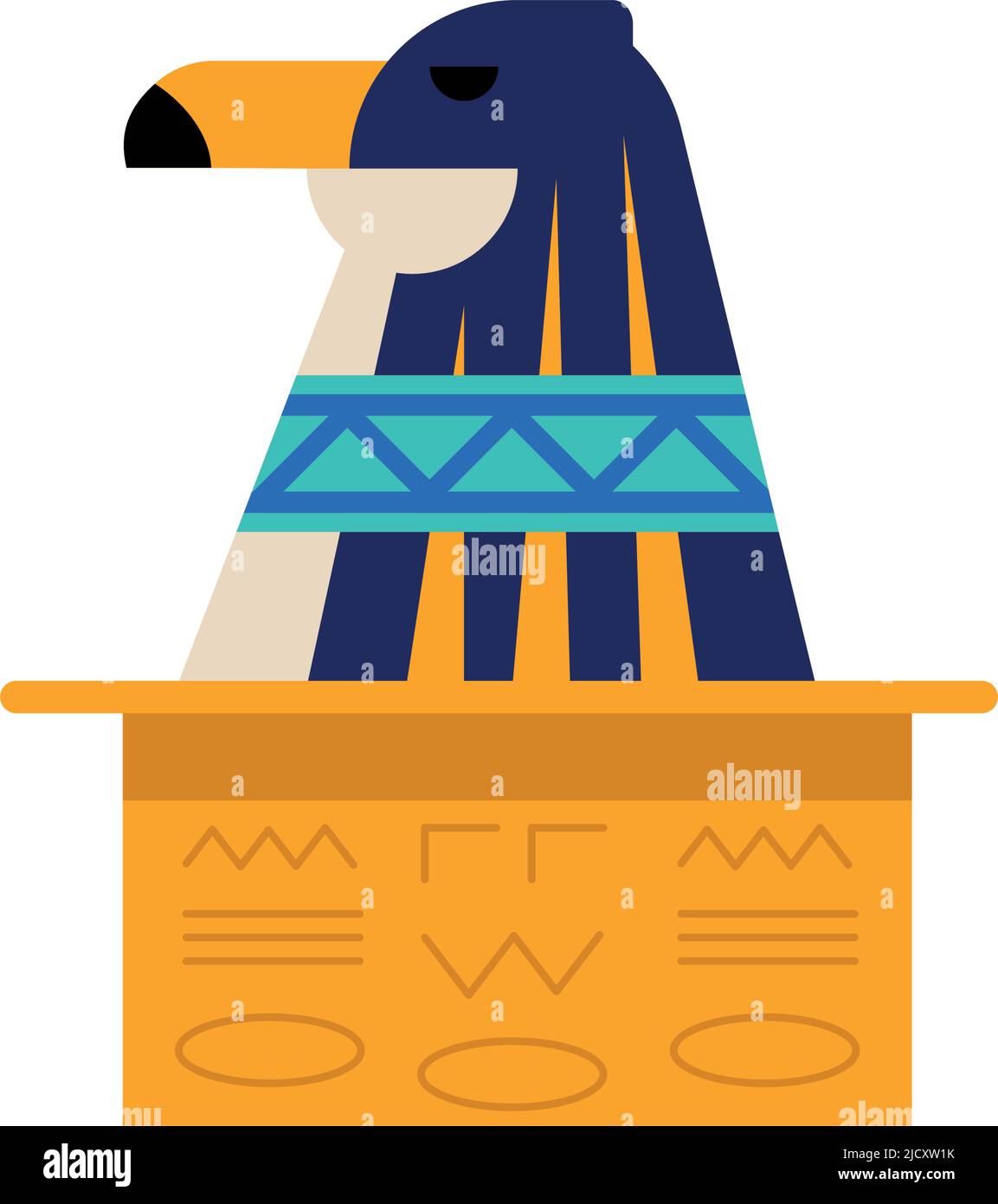 horus egyptian culture statue icon Stock Vector Image & Art - Alamy