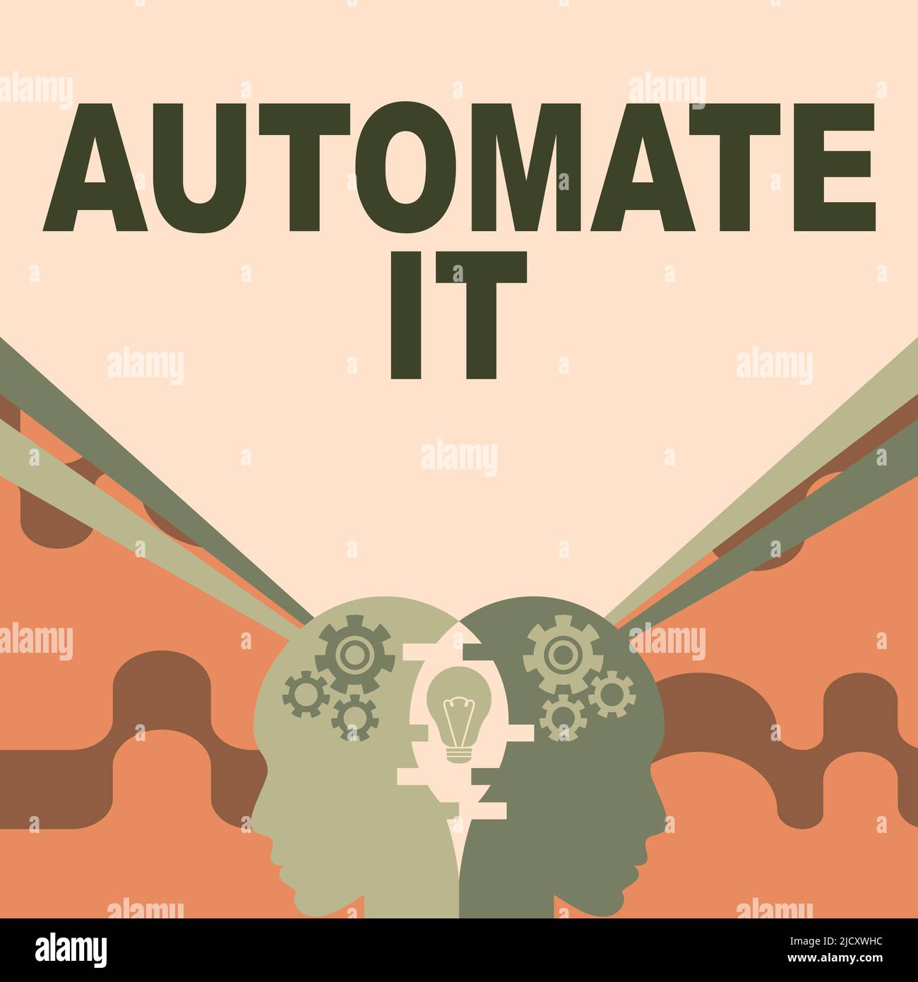 Text showing inspiration Automate It. Business approach convert process ...