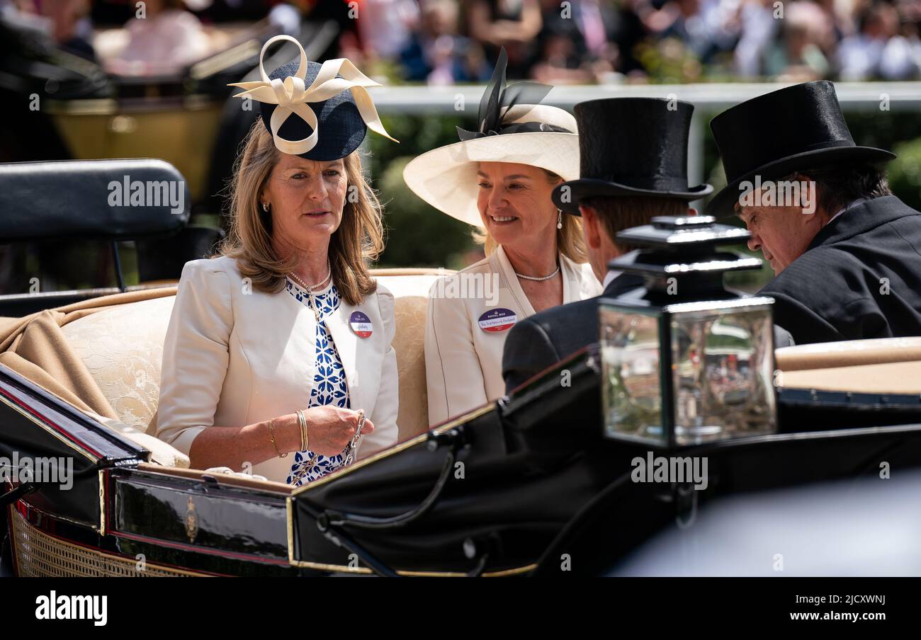Lady Weatherby (left) and The Duchess of Bedford in the royal ...