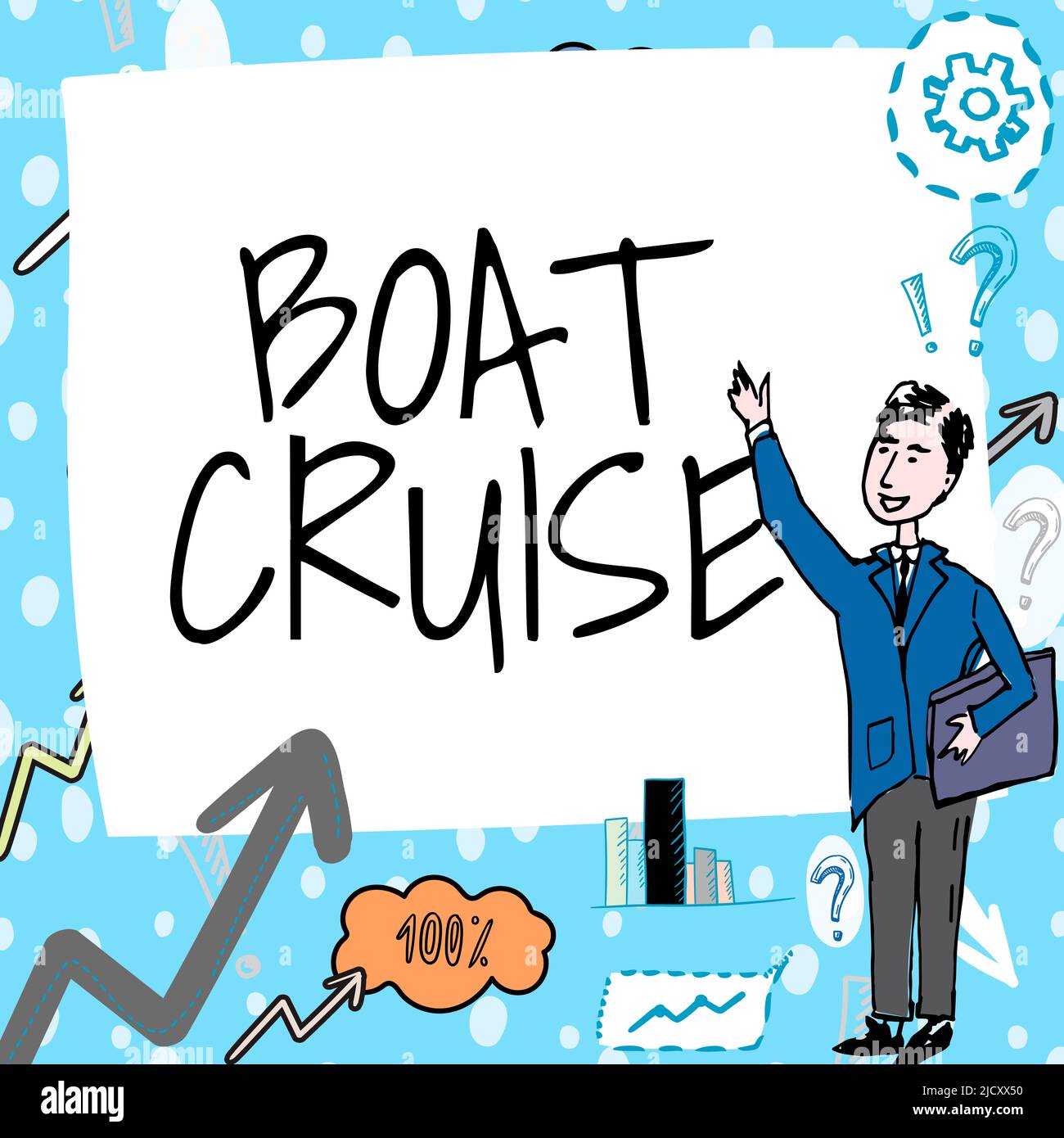 Handwriting text Boat Cruise. Conceptual photo sail about in area ...