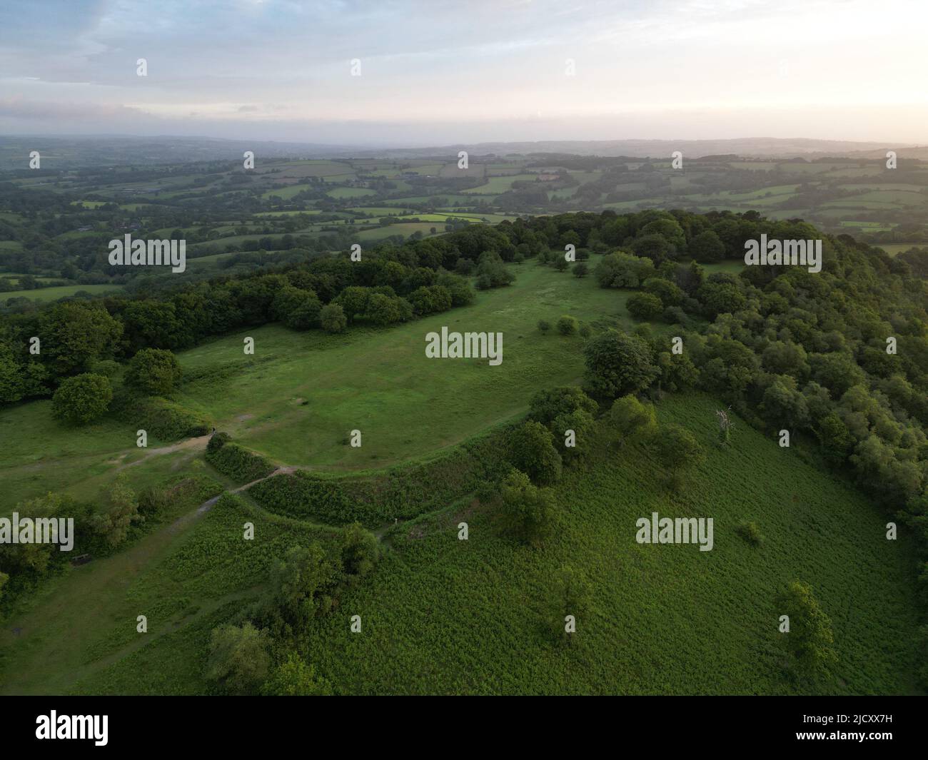 Lambert's Castle Hill. Wessex Ridgeway Long-distance trail prehistoric ...