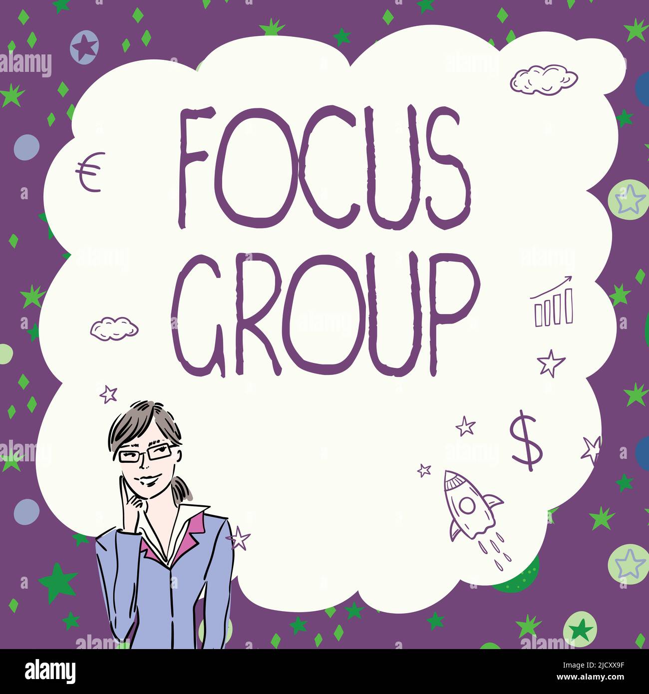 Hand writing sign Focus Group. Internet Concept showing assembled to ...