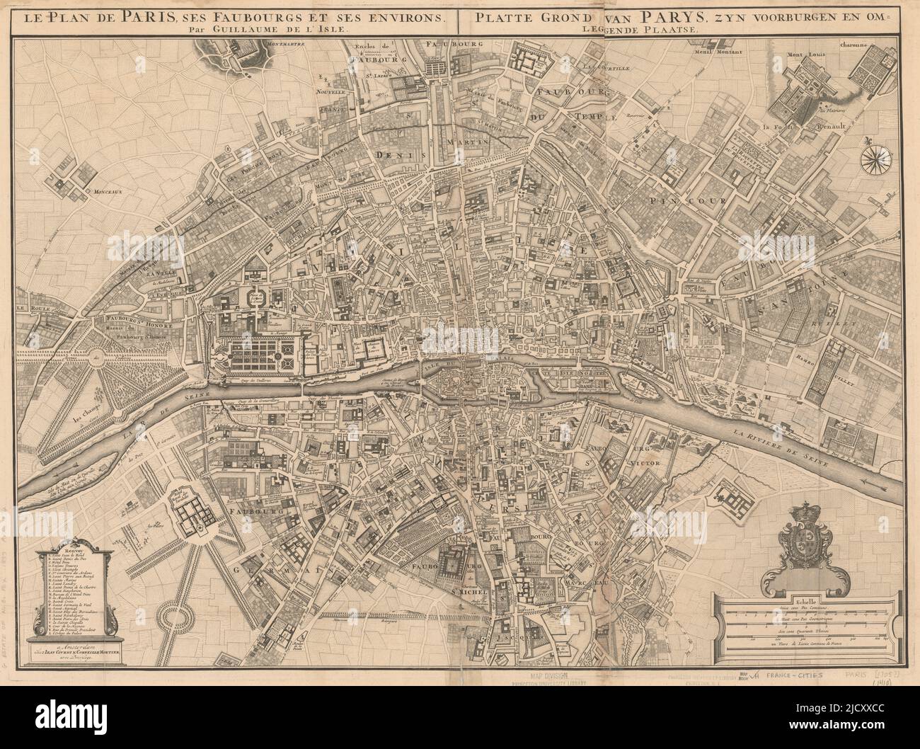 Le plan de paris hi-res stock photography and images - Alamy