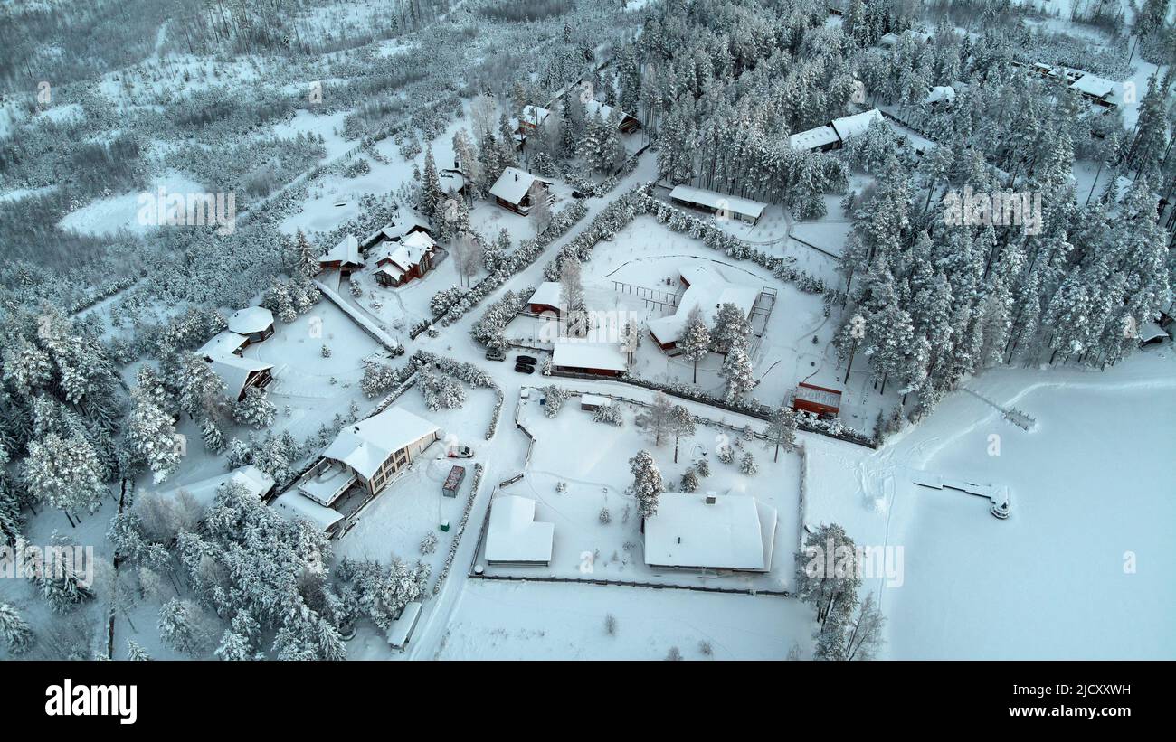 Frozen village hi-res stock photography and images - Alamy