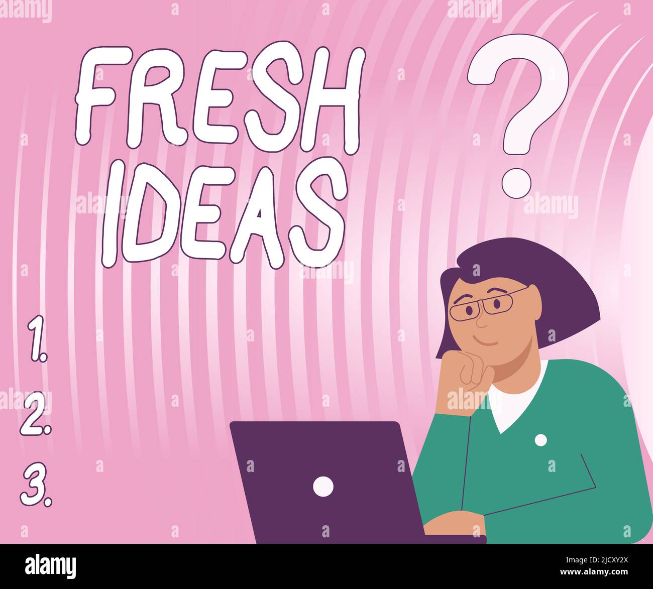 Inspiration showing sign Fresh Ideas. Business concept thought or ...