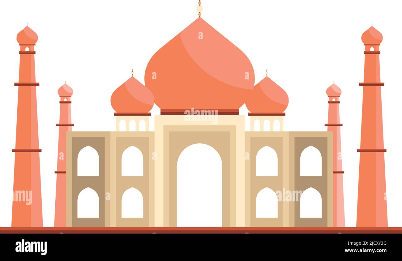 taj mahal indian landmark icon Stock Vector Image & Art - Alamy