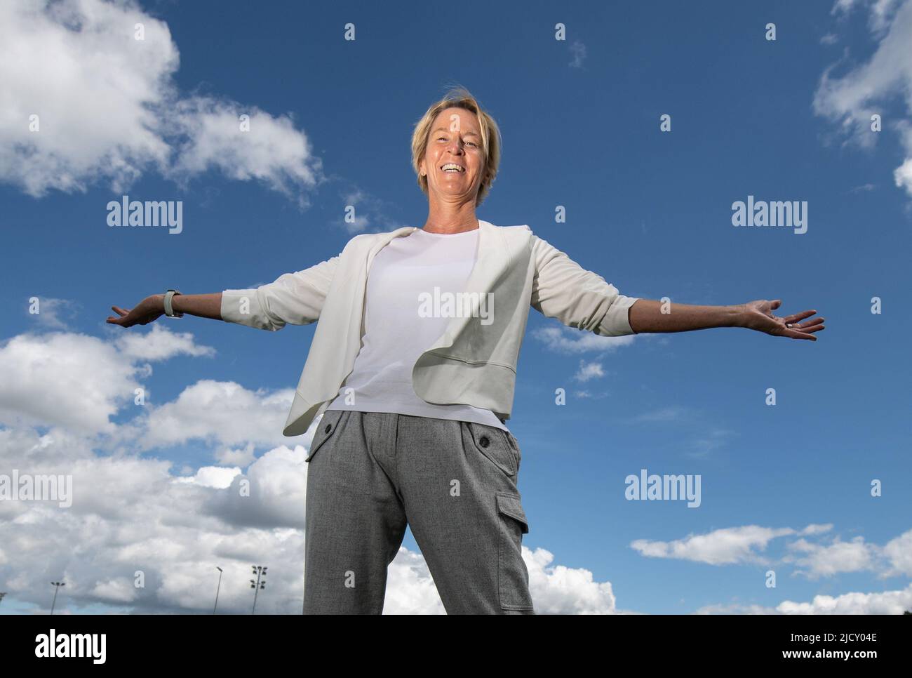24 May 2022, Hessen, Frankfurt/Main: German national soccer coach ...