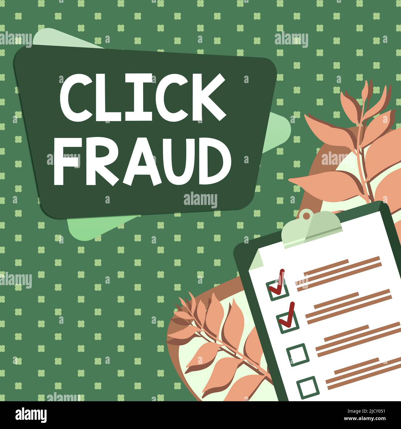 Hand writing sign Click Fraud. Conceptual photo practice of repeatedly ...