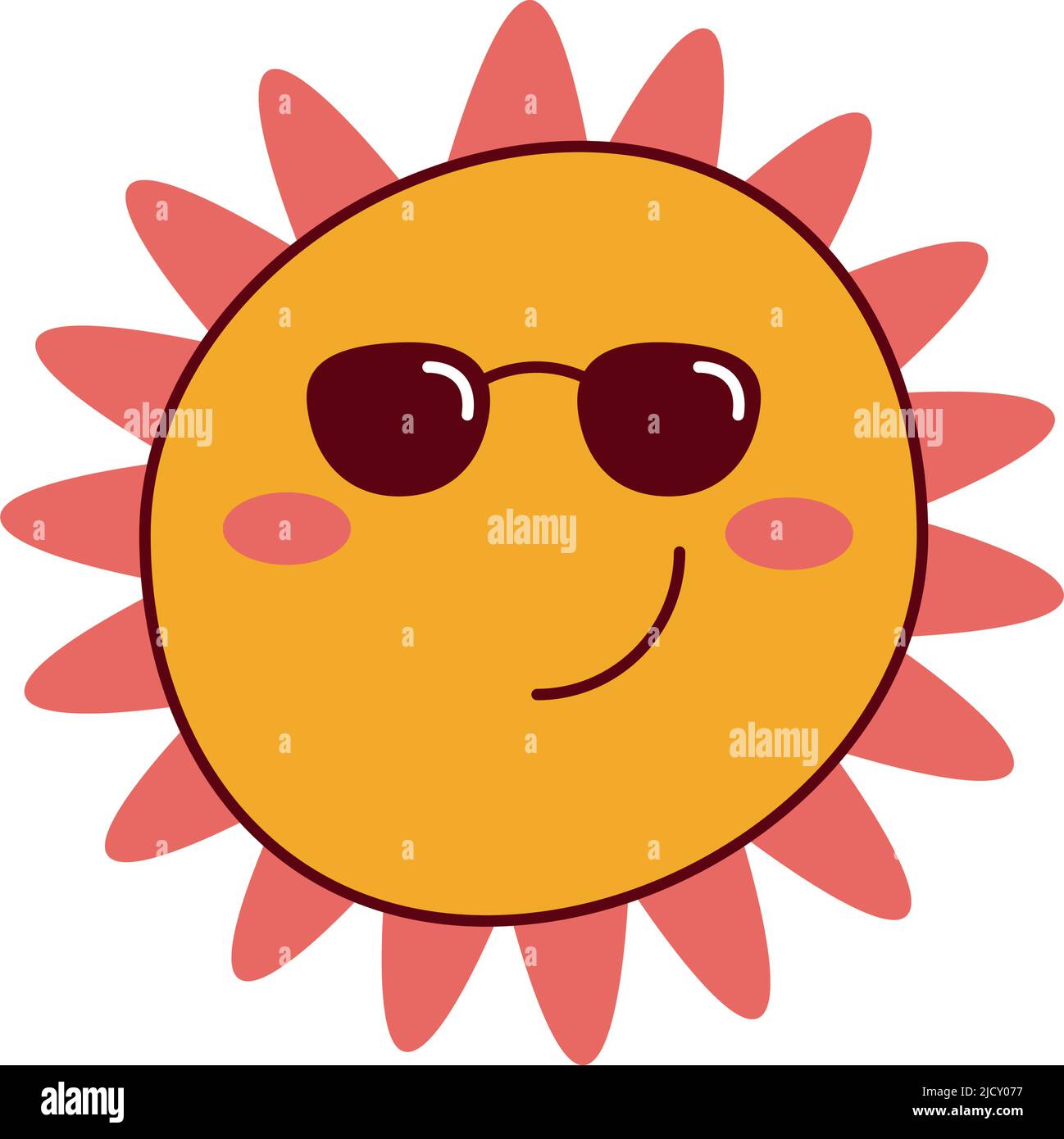 sun with sunglasses comic character Stock Vector Image & Art - Alamy