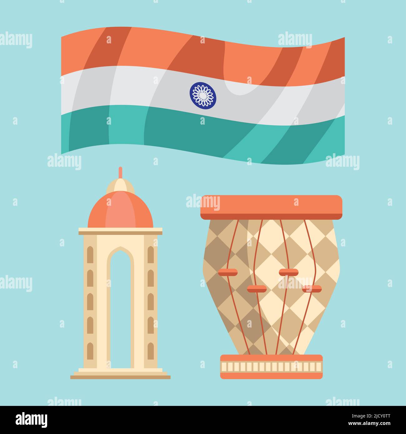 Three tower temple Stock Vector Images - Alamy