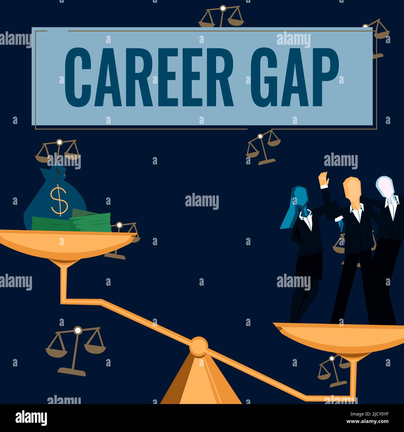 Inspiration showing sign Career Gap. Business concept A scene where in ...