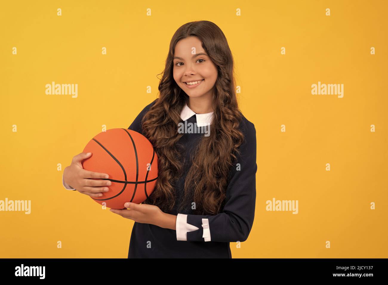 child basketball player. sport school. kid on phisical training lesson ...