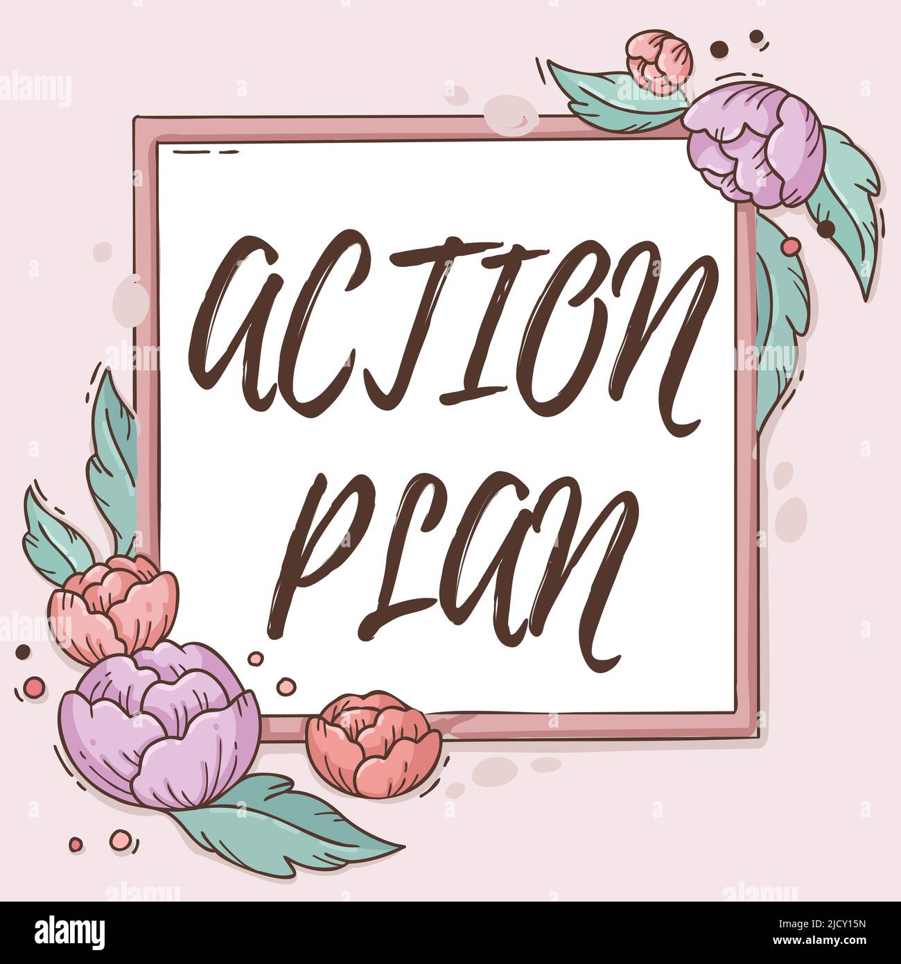 Hand writing sign Action Plan. Business concept list of things or ...
