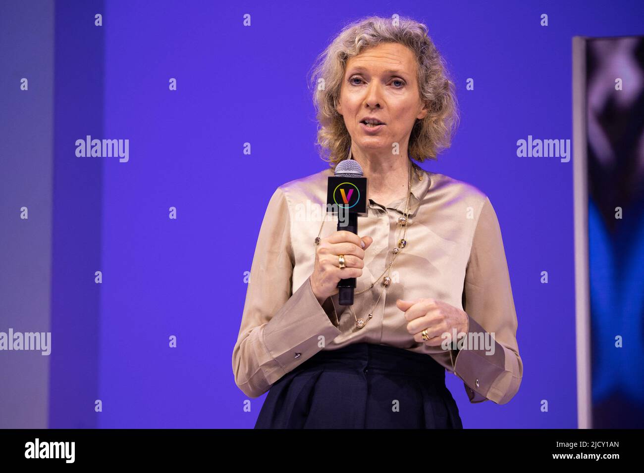 LVMH Sandra Rimbot attends an LVMH event at the Vivatech technology ...