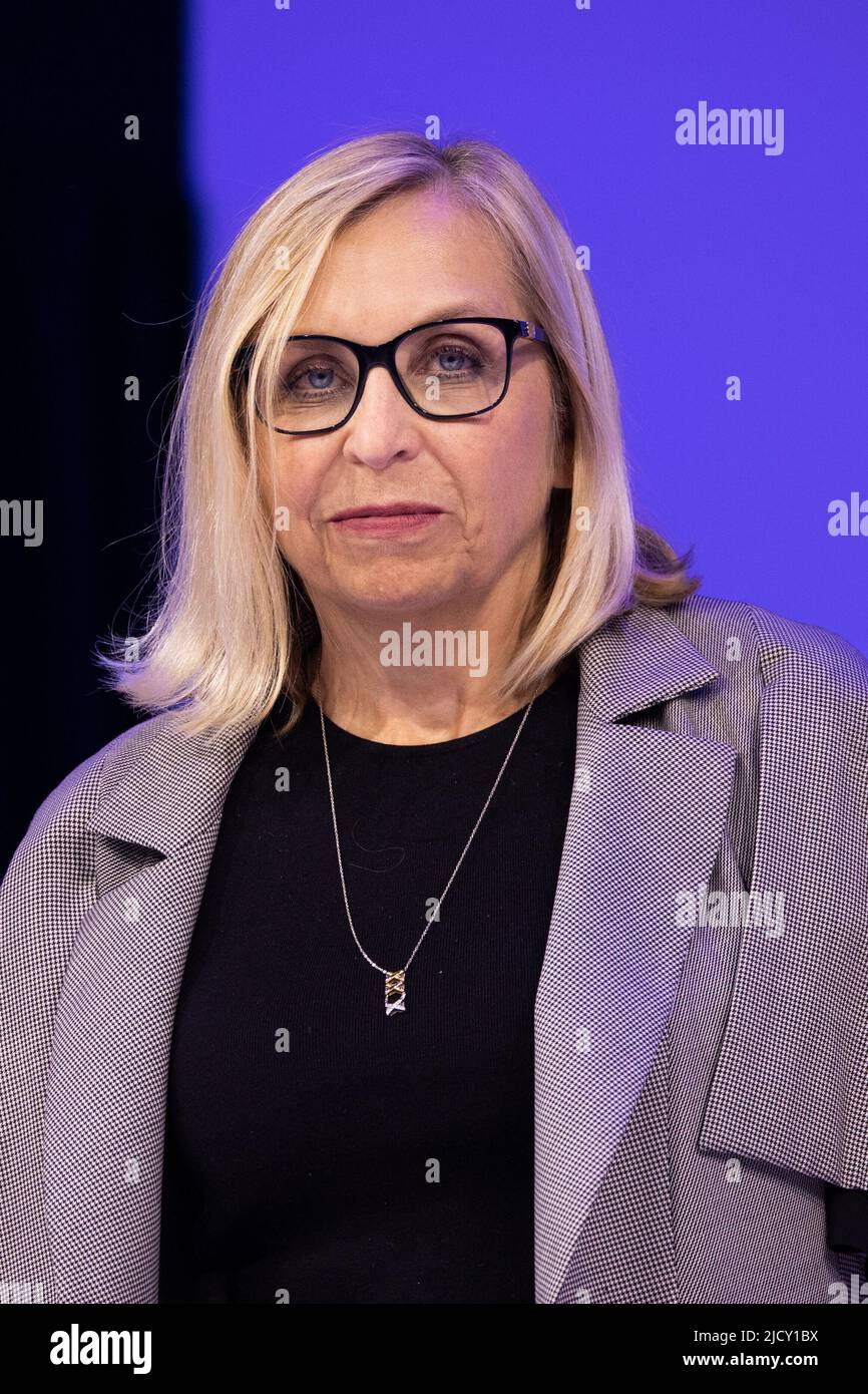 LVMH Mathilde Delhoume attends an LVMH event at the Vivatech technology ...