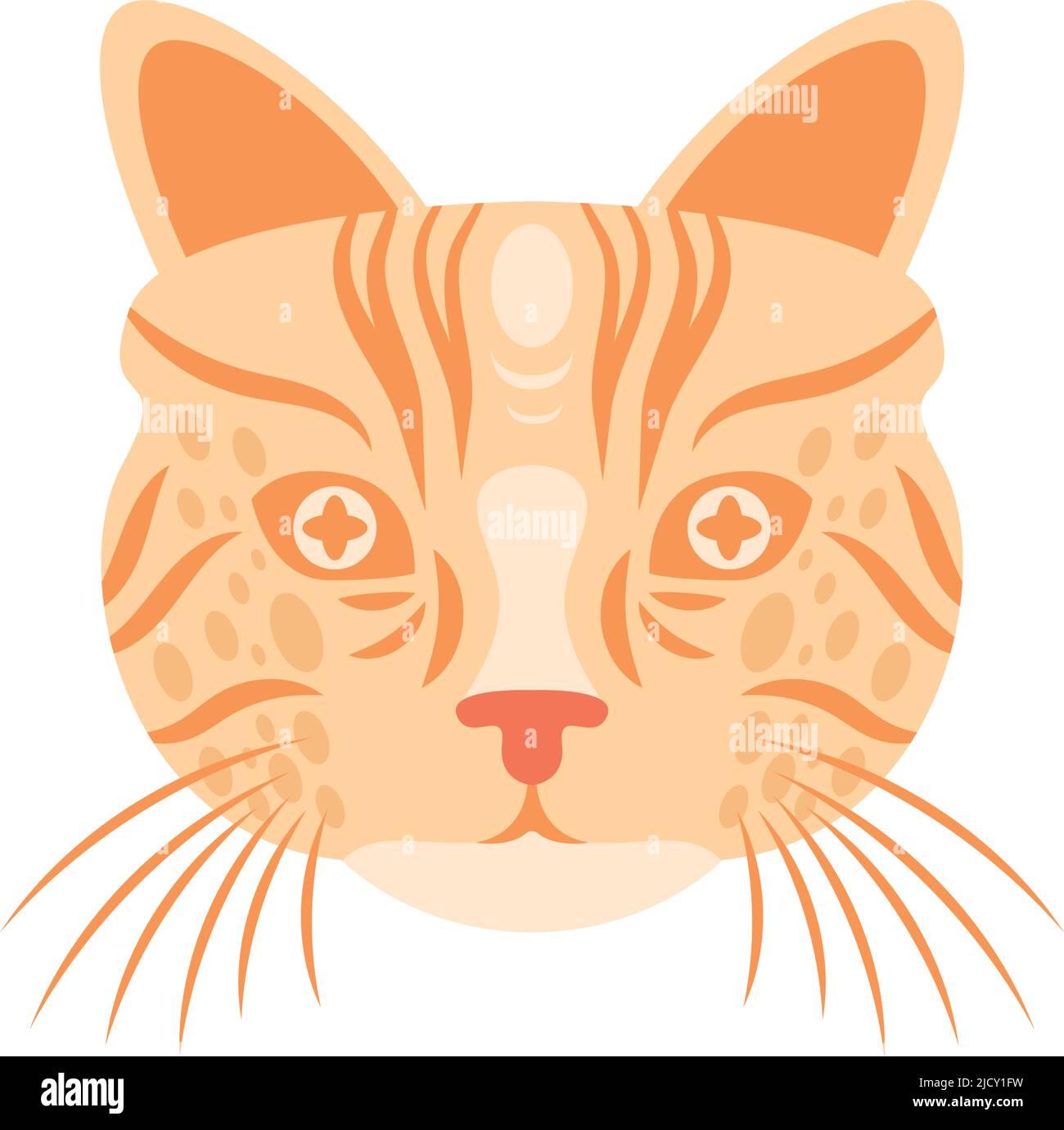 cat mascot feline head animal Stock Vector Image & Art - Alamy