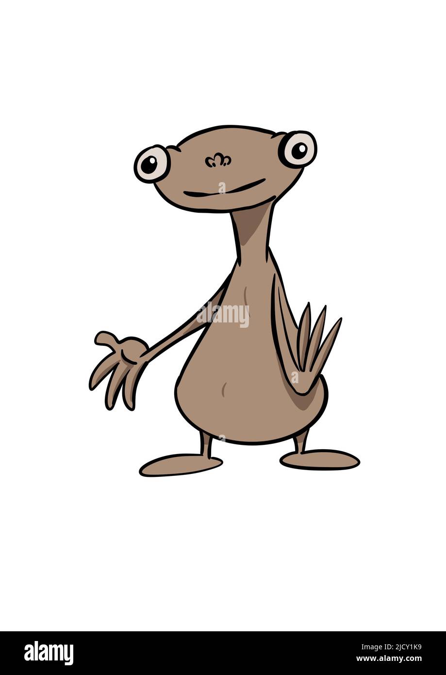 cute alien character illustration Stock Photo - Alamy