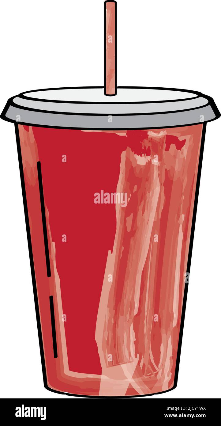 soda in take away pot icon Stock Vector Image & Art - Alamy