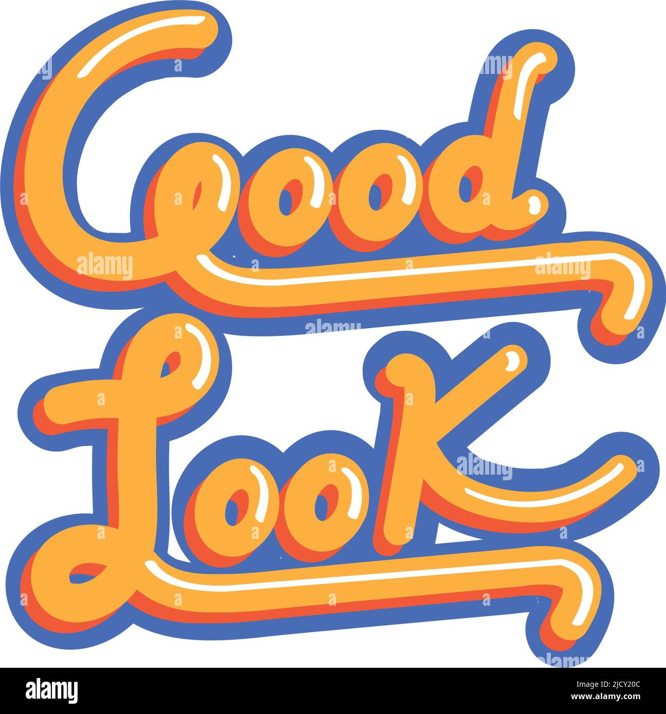 good look lettering mini poster Stock Vector Image & Art - Alamy